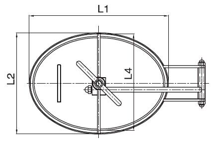 Sanitary Stainless Steel Elliptical Manways | Tank Cover